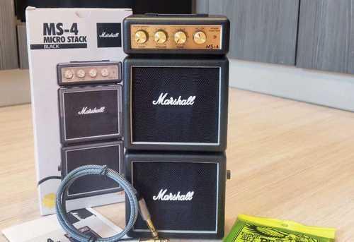 Комбоусилитель Marshall MS-4 Новый +Кабель, Струны