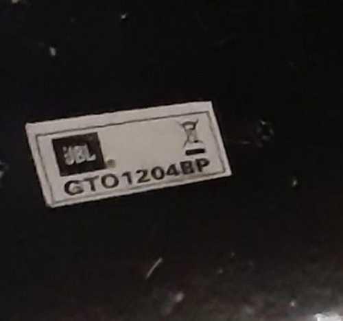 Сабвуфер JBL GTO1204BP