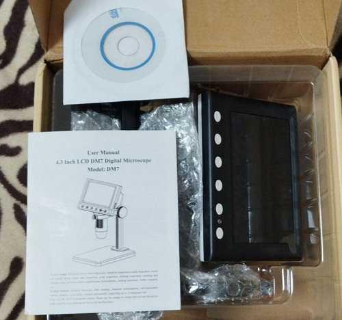 Микроскоп для пайки LCD DM7 4.3 inch