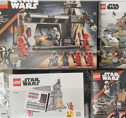 Lego star wars 75386   75373 без минифигурок