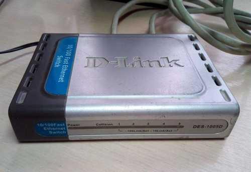 Коммутатор D-link DES-1005D