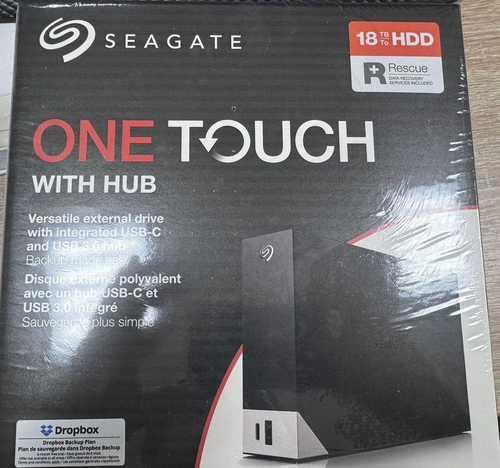 Внешний HDD 3.5 Seagate one touch 18TB