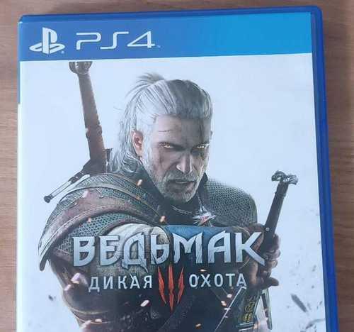 Ведьмак 3 дикая охота ps4 диск