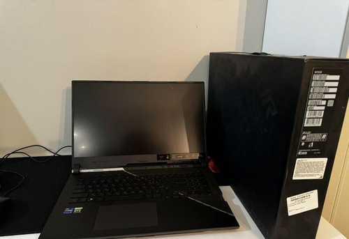 Ноутбук asus ROG Strix scar 17 G733ZS-LL015 черный