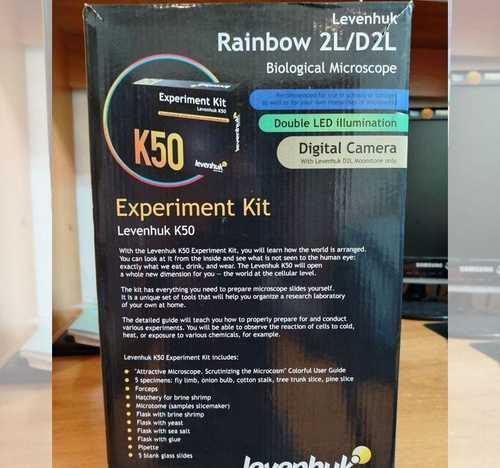 Микроскоп levenhuk rainbow 2l/d2l