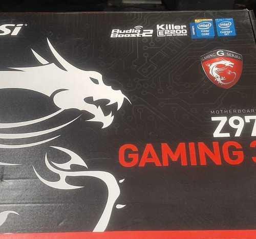 Комплект MSI z97 gaming 3