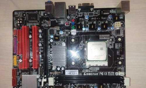 Плата biostar a78olb + AMD Athlon 64 X2