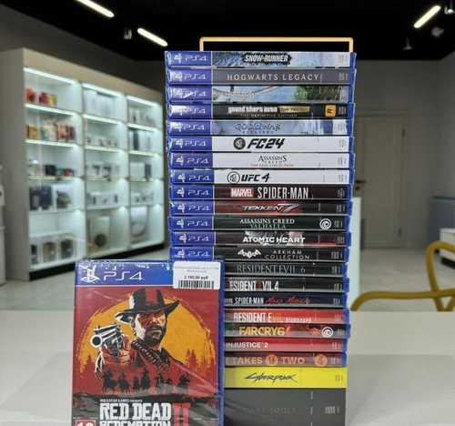 Red Dead Redemption 2 на PS4 диск, новый