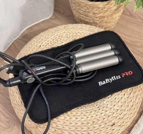 Плойка тройная волна Babyliss PRO