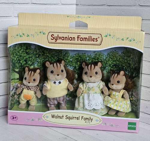 Новый набор Sylvanian Families 4172 Белочки