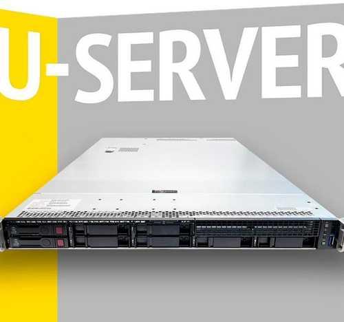 Сервер для 1С HP DL360 G9 8x2.5 2x2640v4 64G P440ar 2x500W HPE ProLiant DL360 Gen9 8SFF 1U Б/У