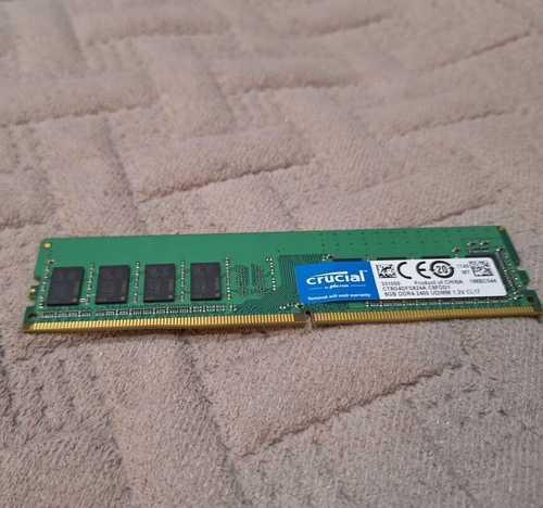 Оперативная память ddr4 8gb crucial 2400