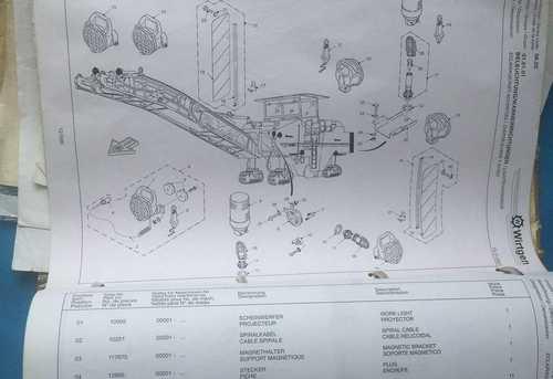 Каталог запасных частей wirtgen w2000