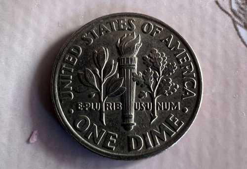 Монета One dime 1999