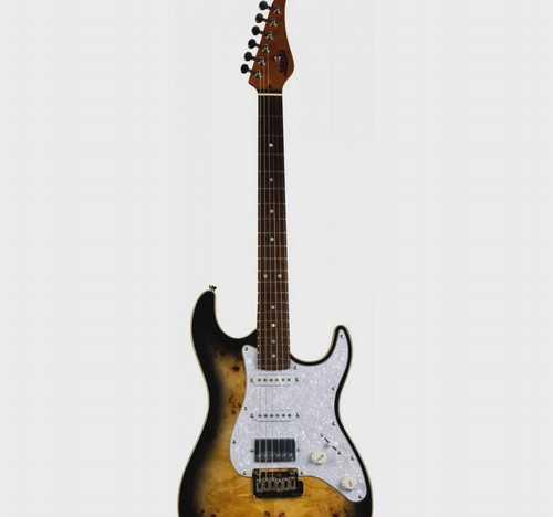 Электрогитара JET Guitars JS-450 Stratocaster HSS Transparent Brown