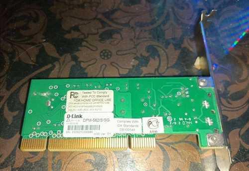 Модем внутренний D-Link DFM-562IS, PCI