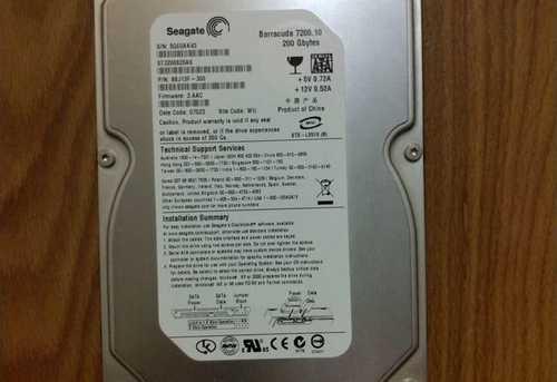 Жесткий диск Seagate 200 Gb