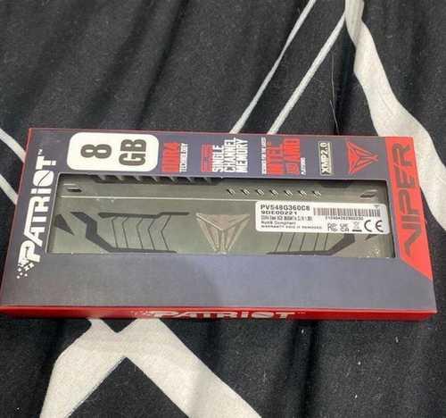 Оперативная память Patriot Viper DDR4 8гб 3600мгц