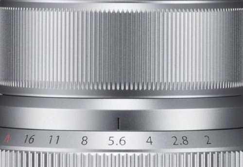Fujifilm XF 50 MM F2.O R WR silver
