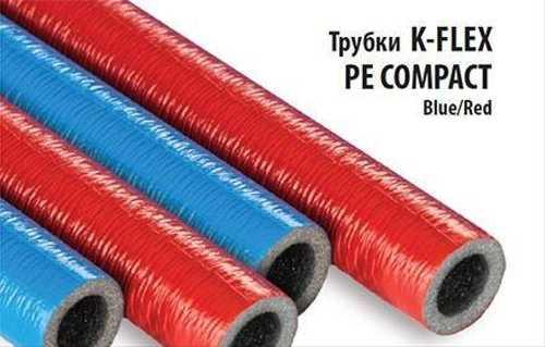 Трубная изоляция K-flex PE Compact 22/6 blue/red