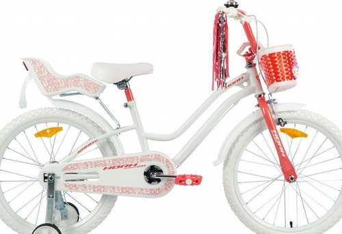Велосипед horh sandy 20" (2024) White-Coral Ros919