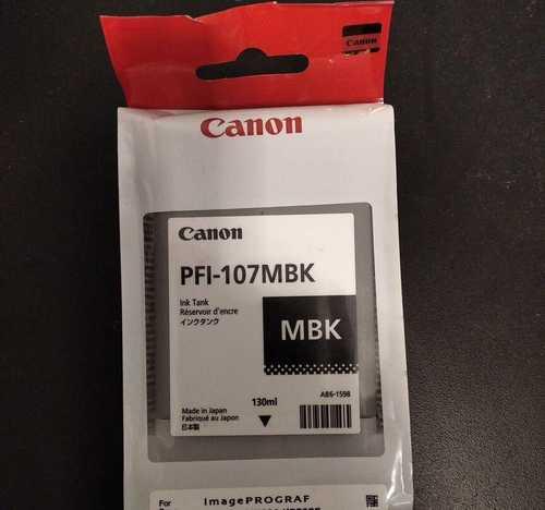 Картриджи Canon PFI-107MBK