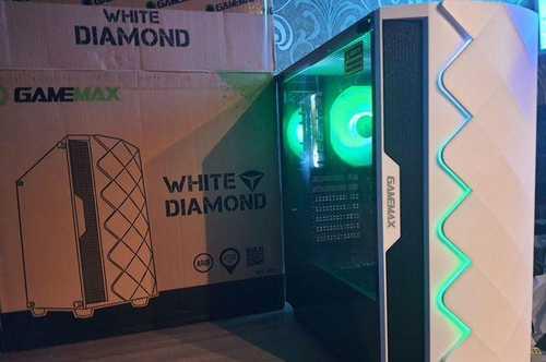 Мощный Пк в корпусе Game Max White Diamond