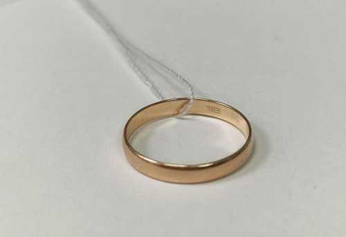 Золотое обручальное кольцо 17,5 размер