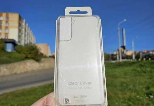 Чехол Samsung Clear Cover для Galaxy S21. Новый