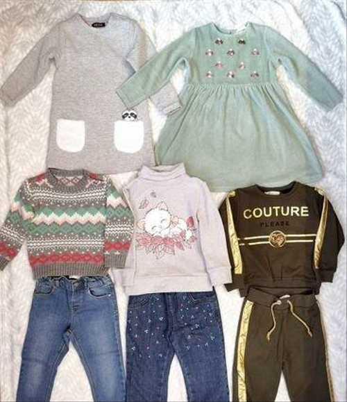Джинсы, свитер, брюки, платья, костюмы 86, 92, 98