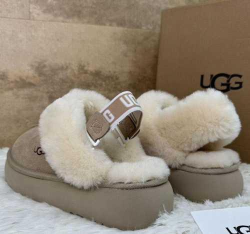 Угги тапки женские Ugg Slippers Disquette Chestnut