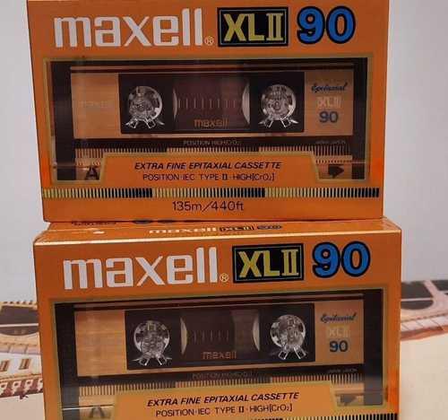 Аудиокассеты maxell xl ii 90 "золотые" 1985 год