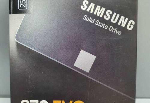 SSD накопитель Samsung 870 EVO MZ-77E250BW 250гб