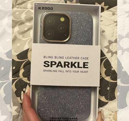 Чехол kzdoo iPhone 15 pro max Sparkle