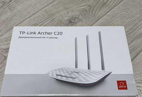 Двухдиапазонный Wi-fi роутер tp link archer c20