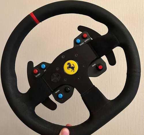 Игровой руль thrustmaster t300 ferrari alcantara