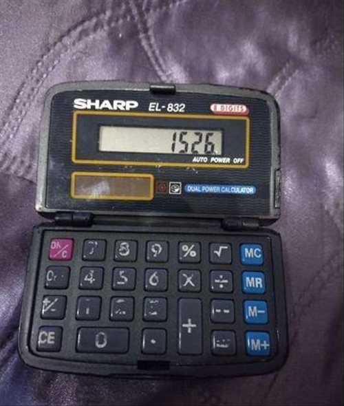 Калькулятор Sharp EL-832
