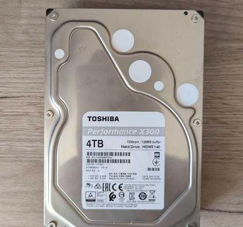 Жесткий диск Toshiba X300 4 тб