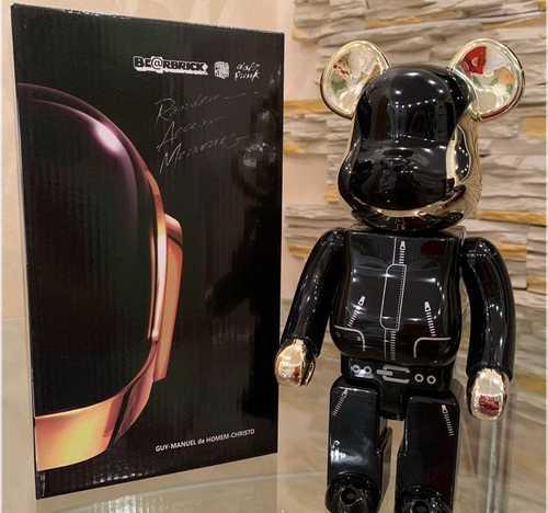 Игрушка "daft punk" bearbrick 400%, высота 28см