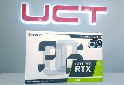 Видеокарта palit geforce RTX3060 dual 12Гб
