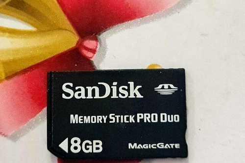 Флешка Memory stick PRO Duo 8gb