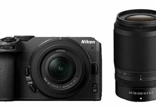 Nikon Z30 + 16-50 + 50-250