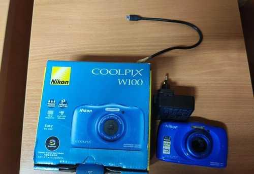 Компактный фотоаппарат nikon coolpix w100
