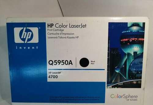 Картридж лазерный HP 643A (Q5950A) черный