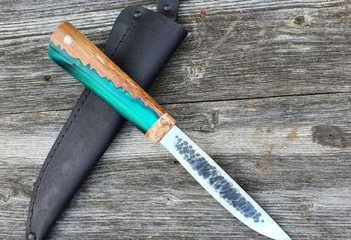 Средний якутский нож С откованным долом Х12мф