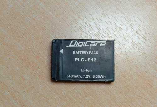 Аккумулятор DigiCare PLC-E12 (LP-E12 для EOS M)