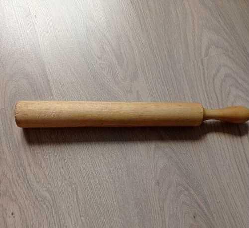 Деревянная скалка с одной ручкой