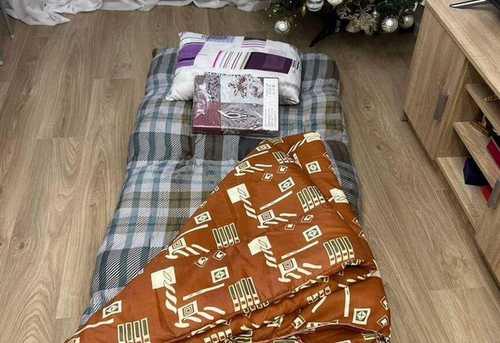 Спальные комплекты 3в1 матрас, подушка, одеяло