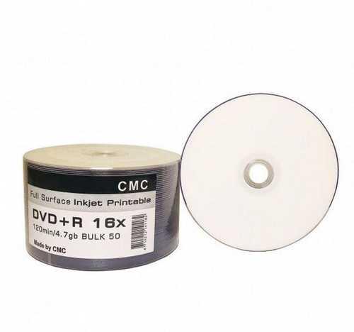 Оптический диск DVD R 16x bulk fullprint (по 50/100)