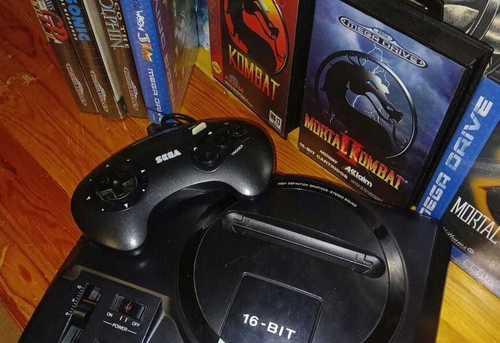 Sega mega drive VA4 (Pal) оригинал+ игры